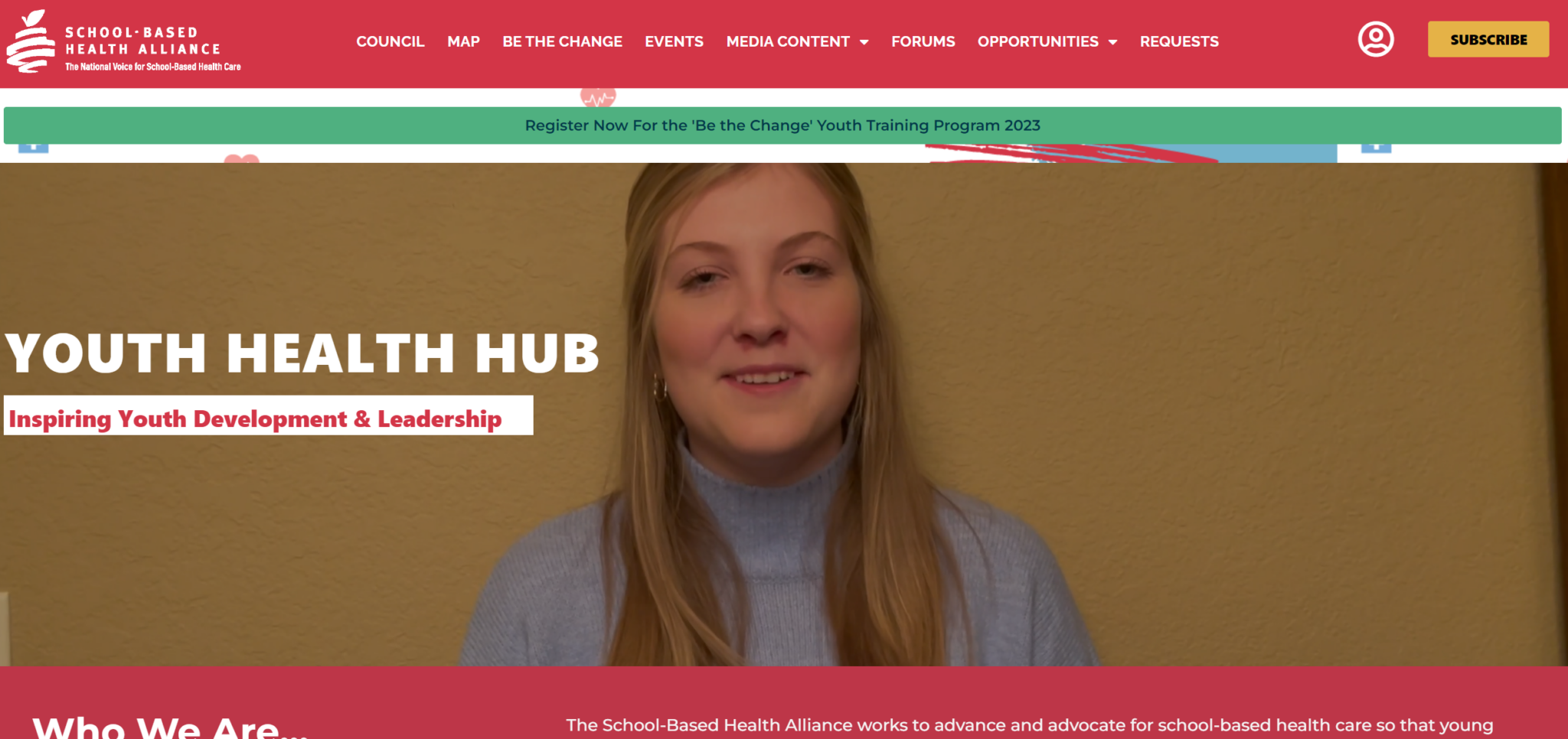 Youth Development – School-Based Health Alliance