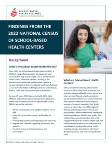 Reports and Data – School-Based Health Alliance